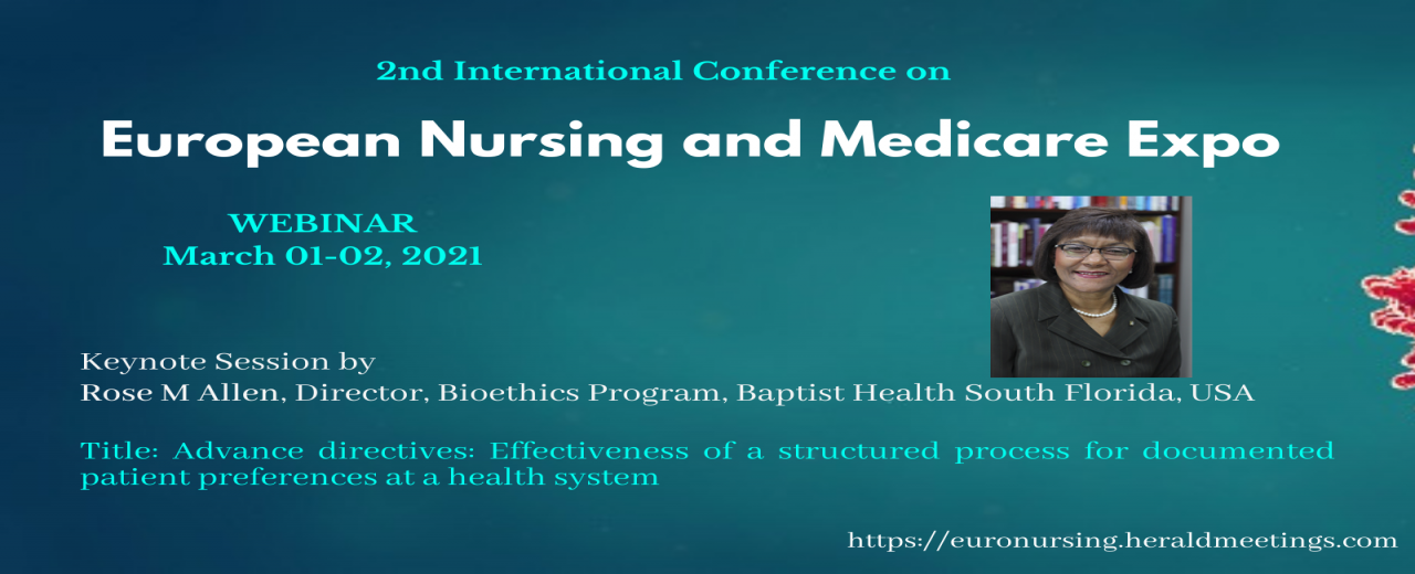 Online Nursing Conferences|European Nursing 2021|Nursing Webinar|Herald ...